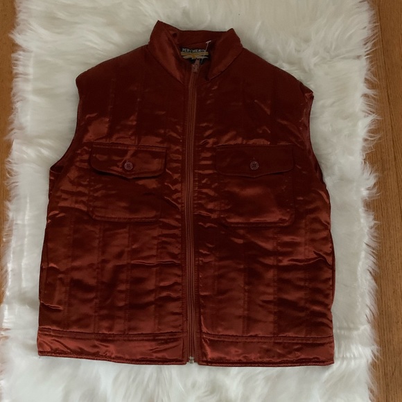 Jackets & Coats | Vintage Copper Zip Up Vest | Poshmark
